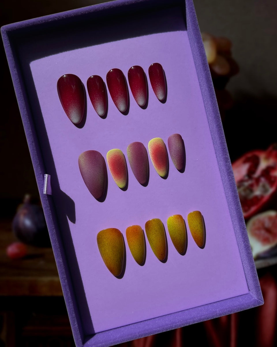 The Dutch Masters Bundle - 3 Sets of Autumnal Fruit Inspired Press On ...