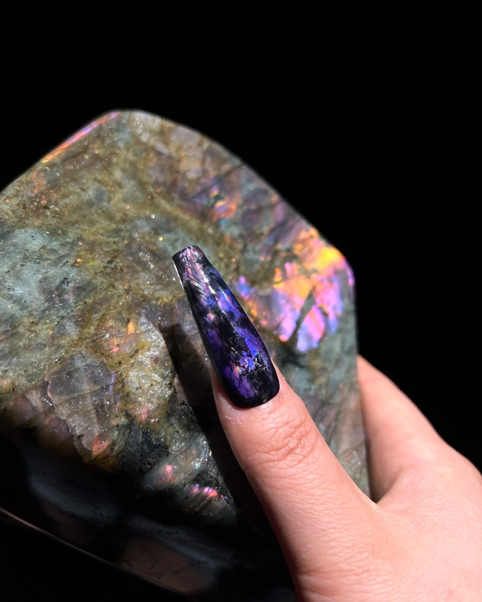 Sunset Labradorite – Pamper Nail Gallery